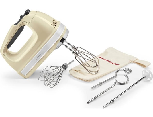 Batteur KITCHENAID Batteur 9 vitesses Crème Pas Cher - UBALDI.com