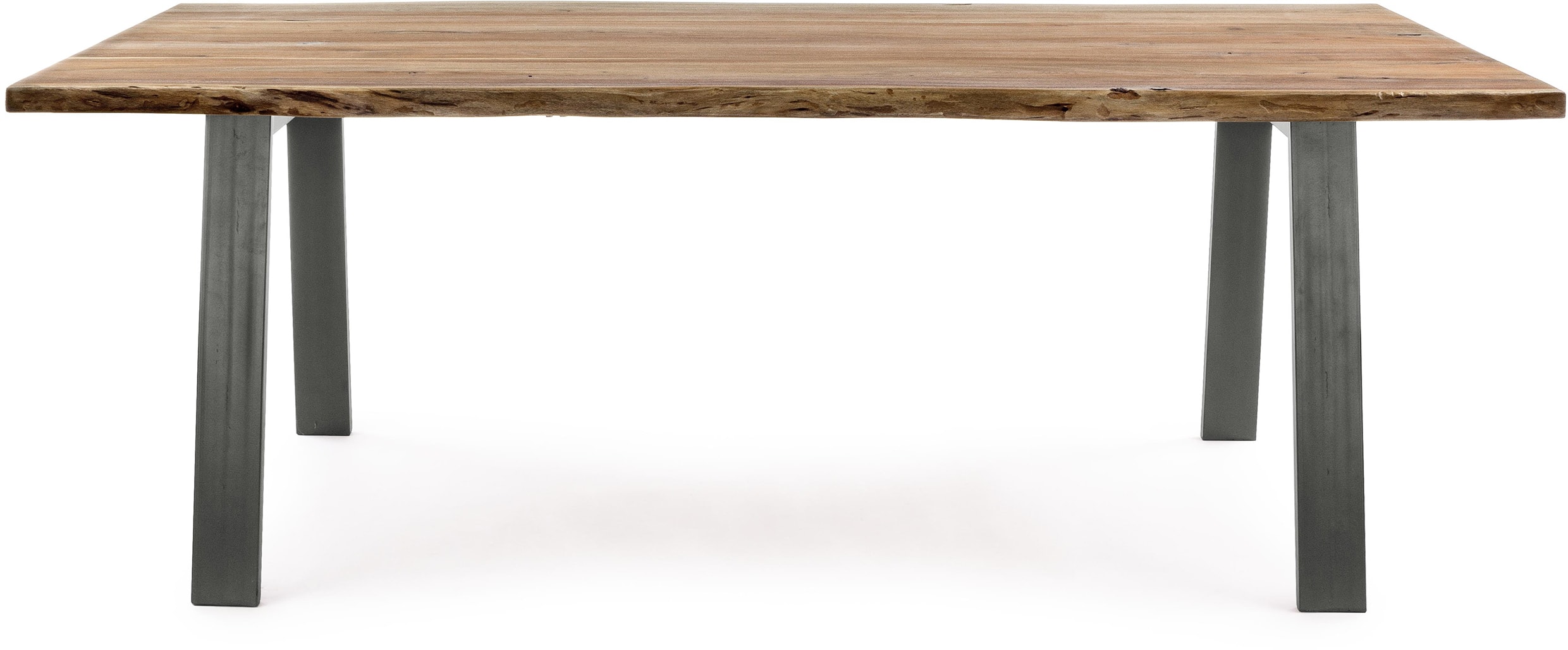 Table de salle à manger CONCEPT1 Aron acacia 200 x 95 x h77 cm Pas Cher ...
