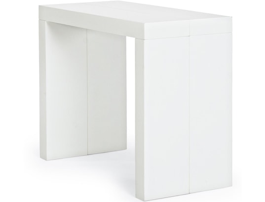 Console BIZZOTTO Daniel extensible 45/270 x 90 blanc Pas Cher - UBALDI.com