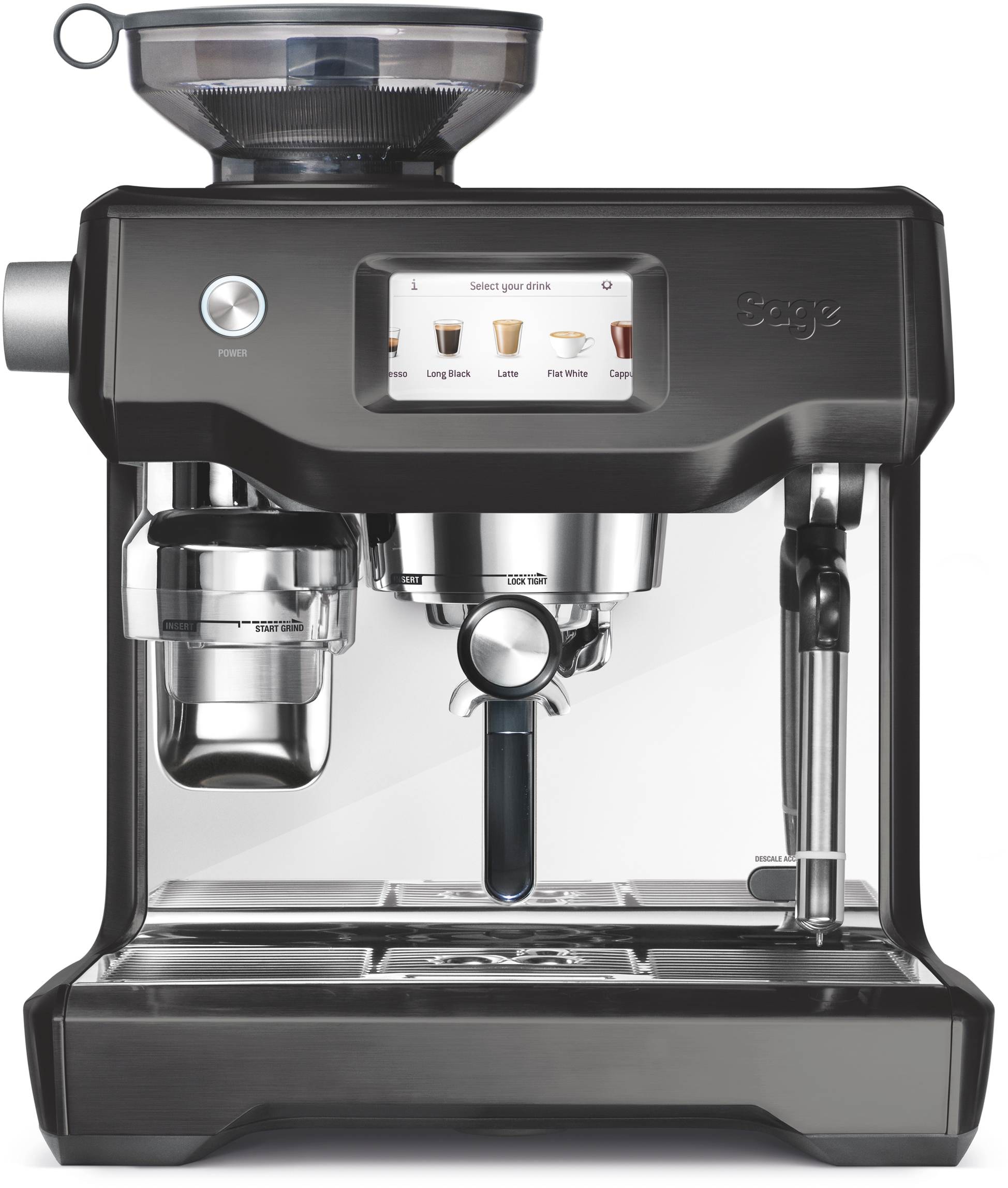 Robot expresso SAGE ORACLE TOUCH SES990BST4EEU1 Pas Cher - UBALDI.com