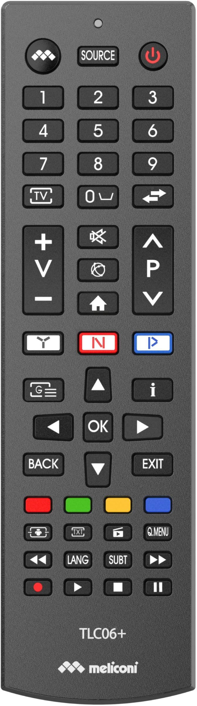 Télécommande universelle MELICONI TLC 06+ Pas Cher - UBALDI.com