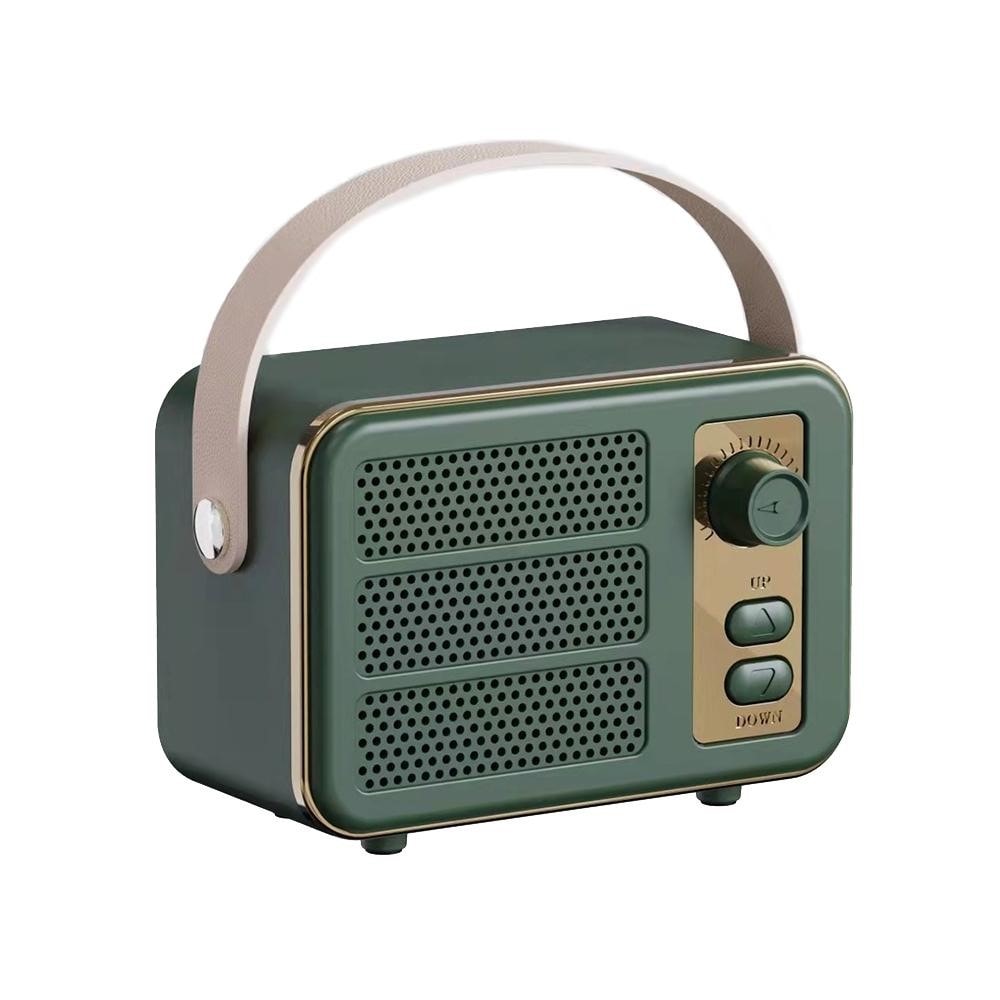 Mini enceinte bluetooth verte portable son stéréo hifi micro intégré ...