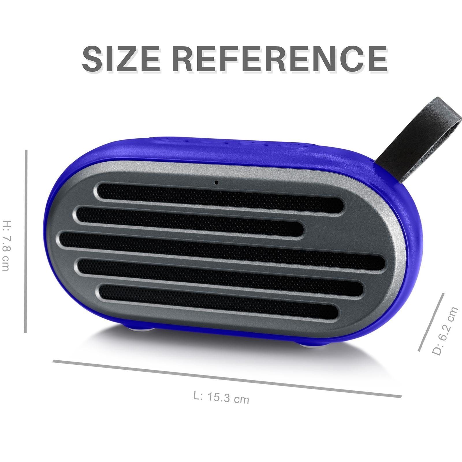 Mini enceinte bluetooth tws haut-parleur métal 4w autonomie 7h appel ...