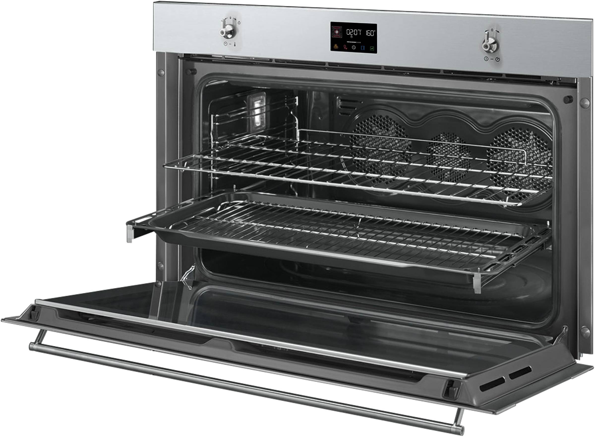 Four encastrable pyrolyse SMEG SFP9302TX, 90 cm, 115 litres, 10 modes ...
