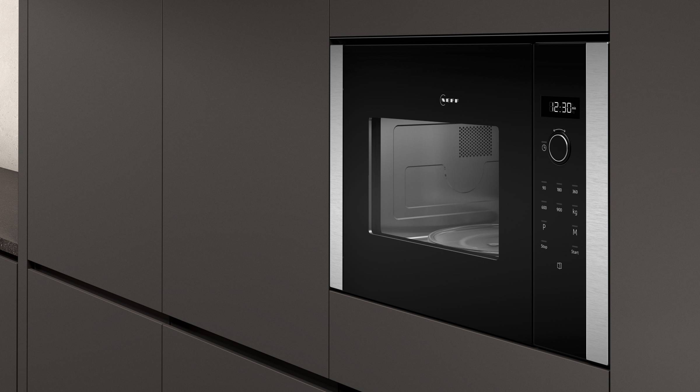 Micro ondes Encastrable NEFF HLAWD53N1F, N50, 7 programmes automatiques ...