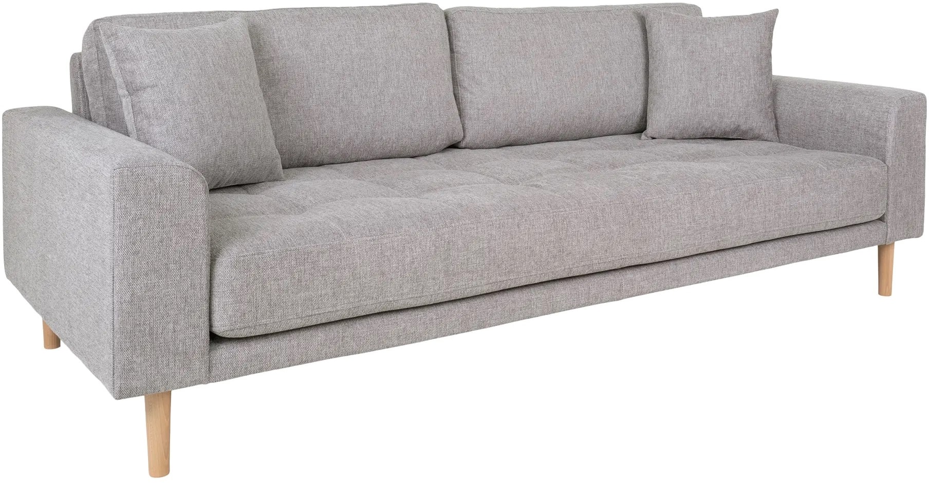 Canapé tissu HOUSE NORDIC Lido canapé 3 places gris Pas Cher - UBALDI.com