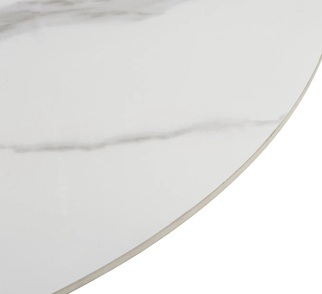 Table CONCEPT1 Aila 135 x 135 x 76 cm céramique blanche Pas Cher ...
