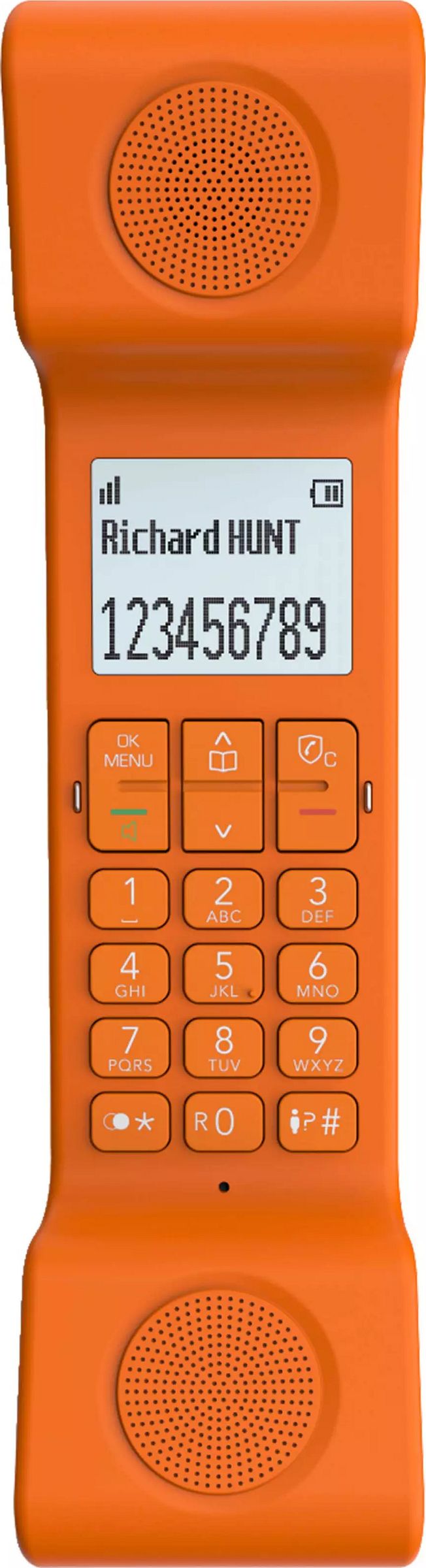 Téléphone sans fil ALCATEL Epure Iconic Orange Pas Cher - UBALDI.com