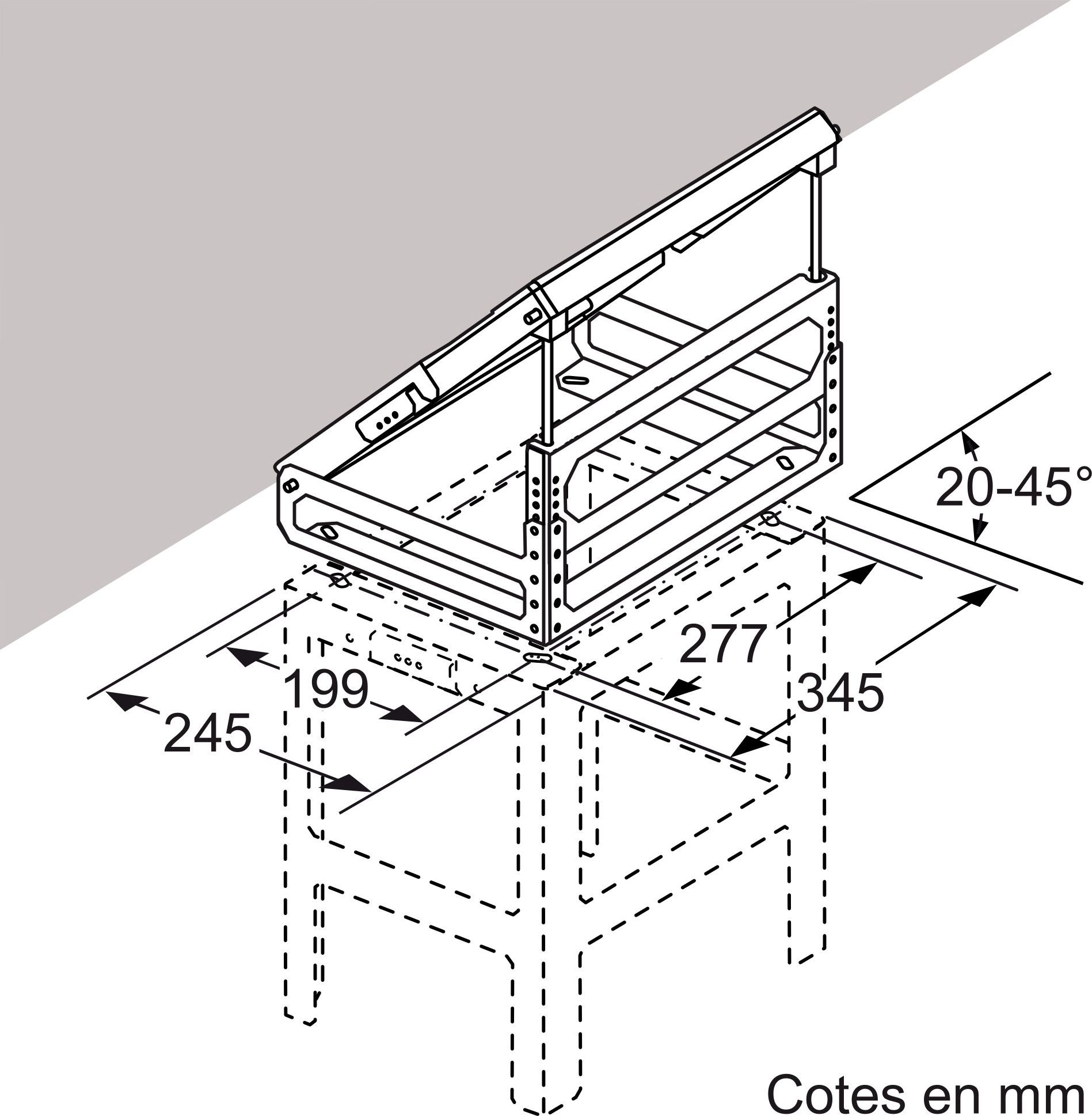 Kit d'installation hotte NEFF Z5914X0, Adaptateur pour hotte îlot Pas ...